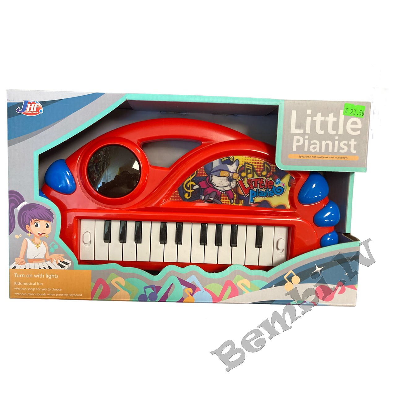 Elektriskās klavieres bērniem – sintezators Little Pianist – Bembi